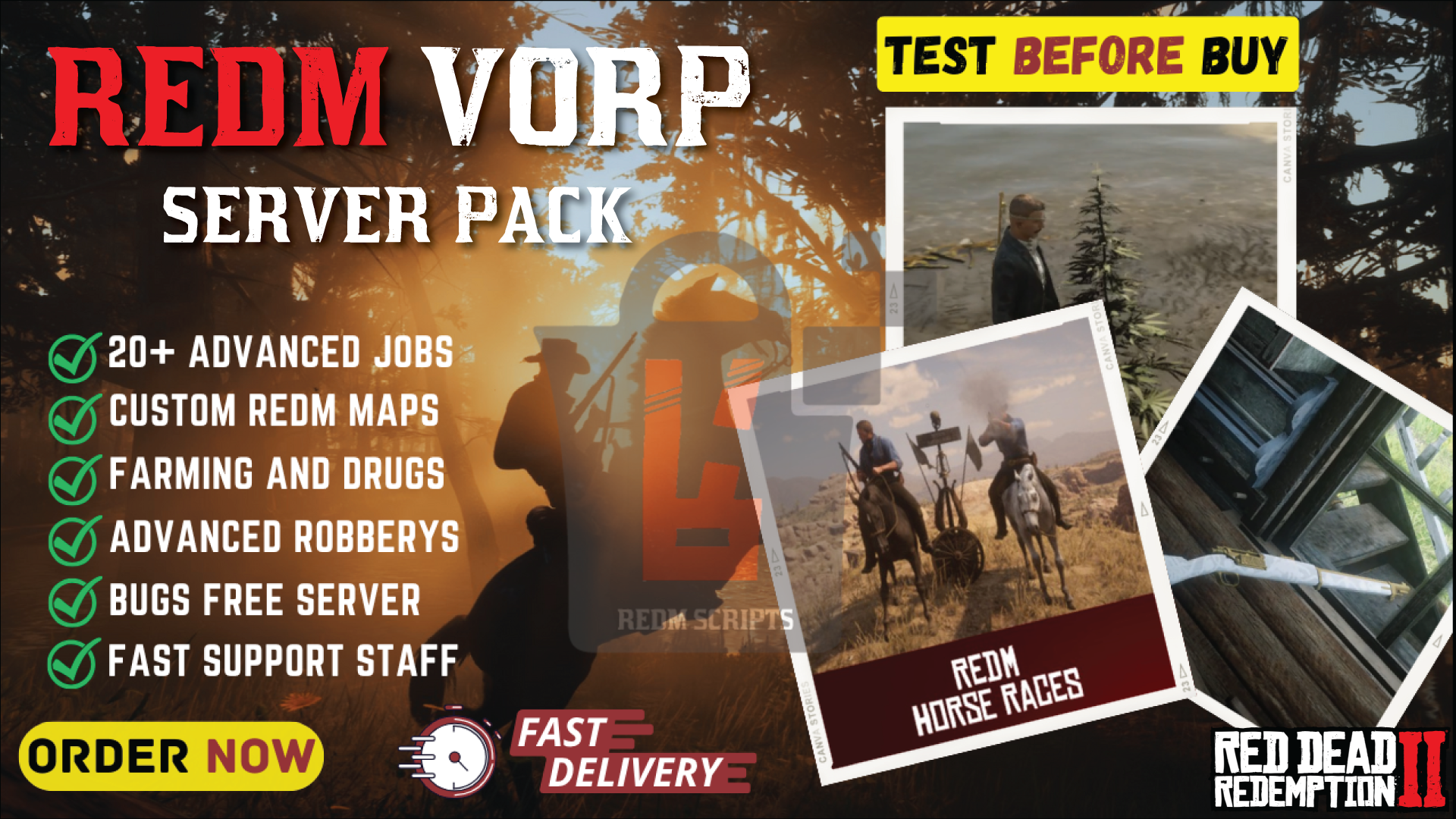 RedM Server | Best Unmatched RedM VORP Adventures.