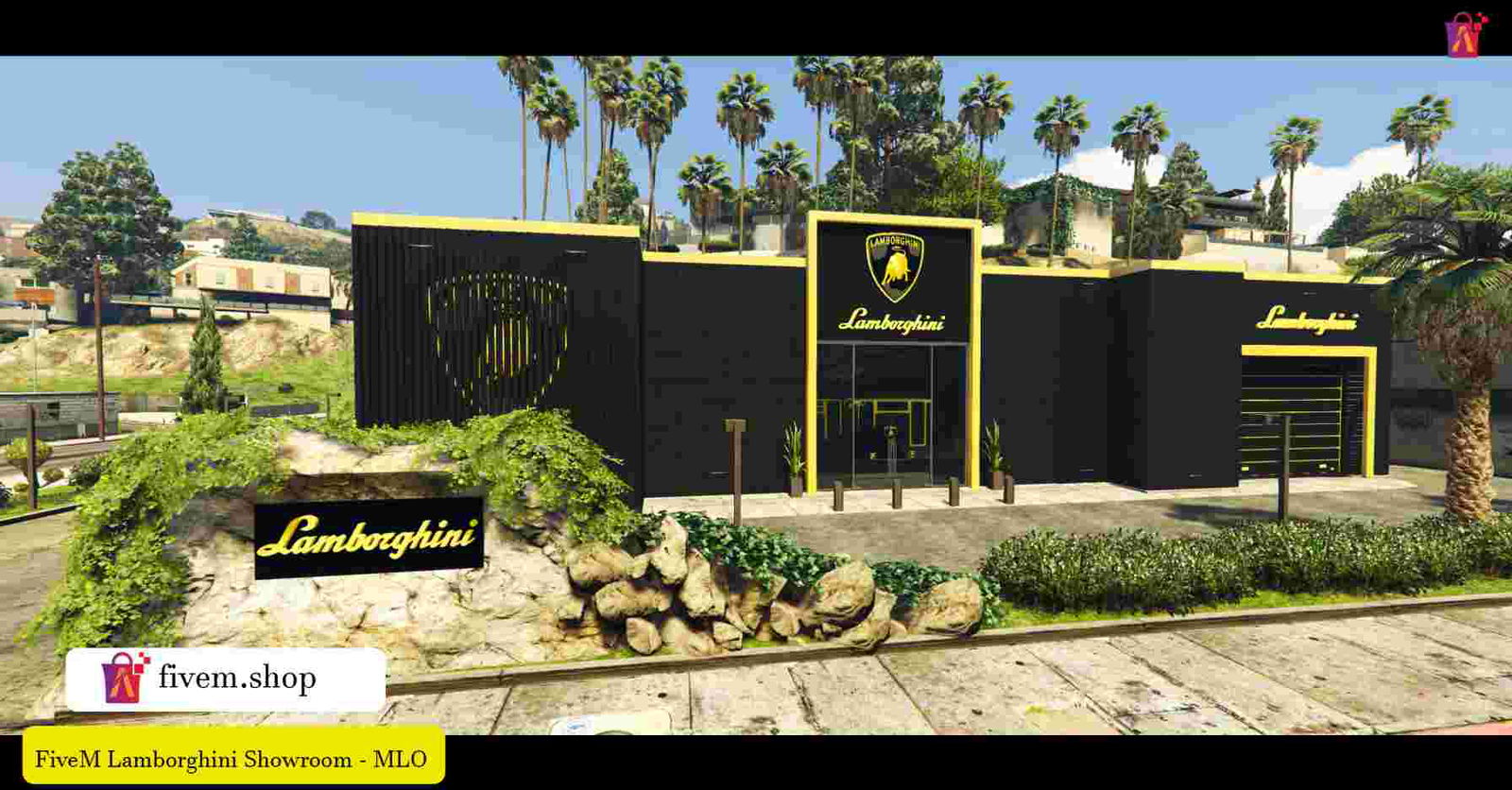 FiveM Lamborghini Showroom MLO | Luxury Car Showcase