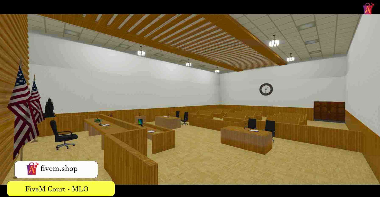FiveM Court MLO | City Hall Realism immersive environments.