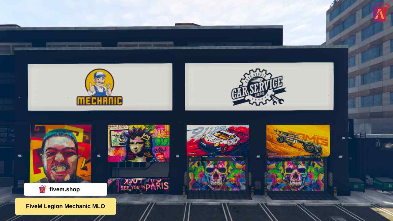 FiveM Legion Mechanic MLO for Immersive Best Roleplay