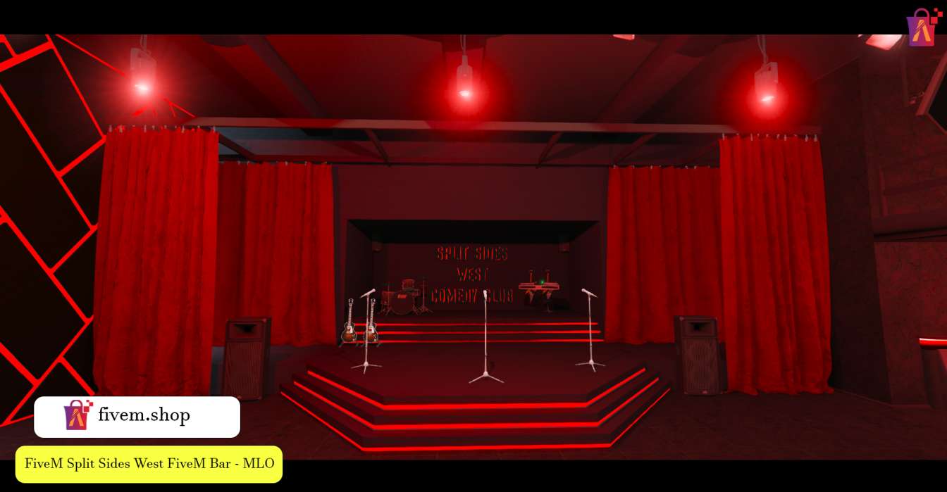 FiveM Split Sides West Bar MLO - Comedy & Nightlife Hub