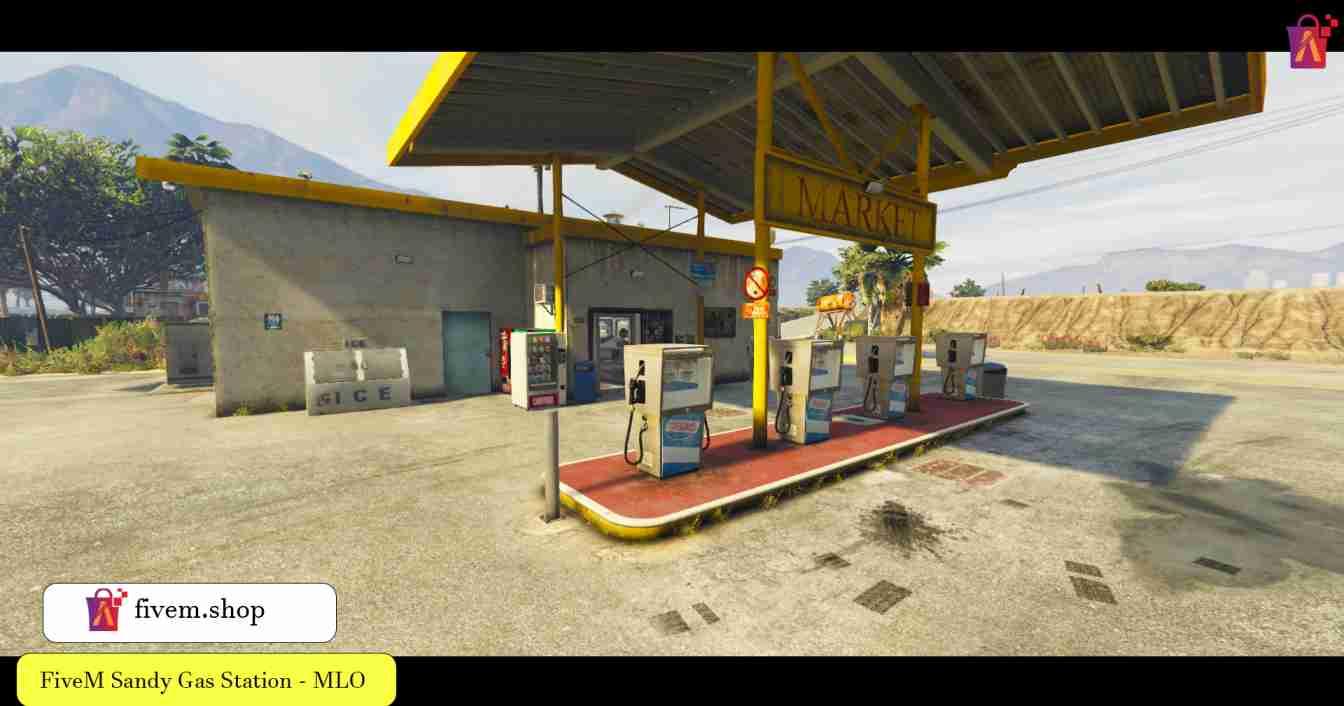 FiveM Sandy Gas Station MLO for Realistic Roleplay