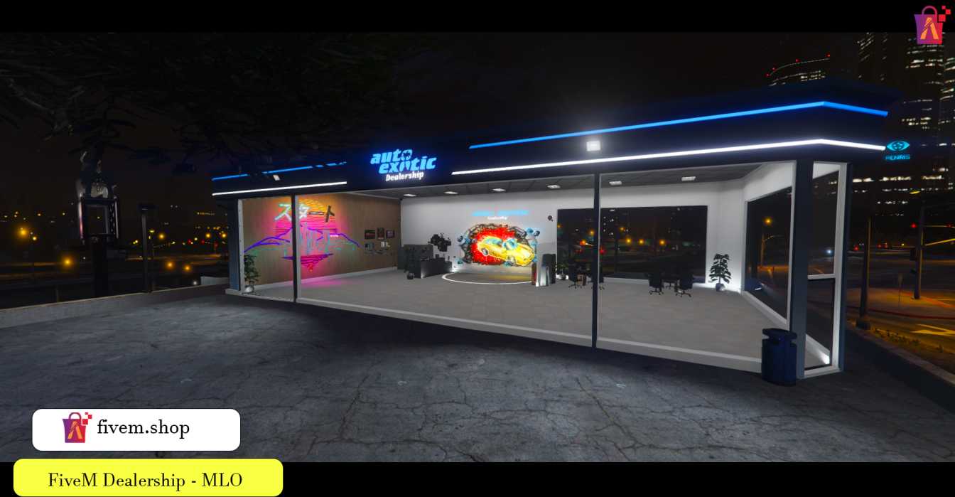 FiveM Dealership MLO V3 | Enhance Ypur Car Roleplay