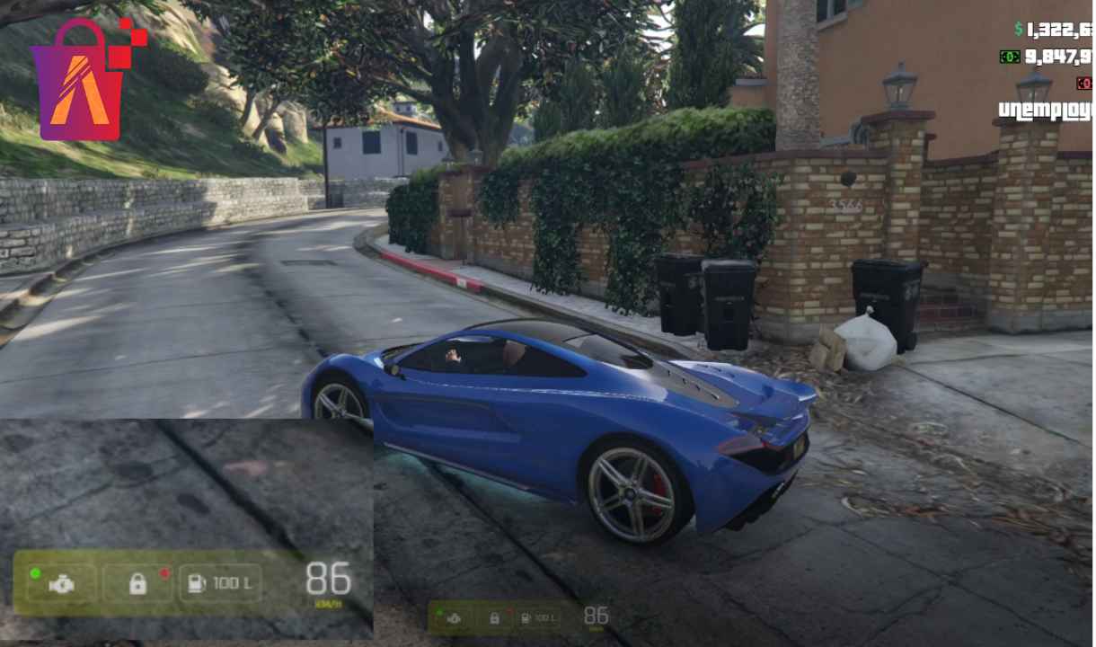 ESX Hud V6 - Stylish Advanced Speed HUD for Gamers