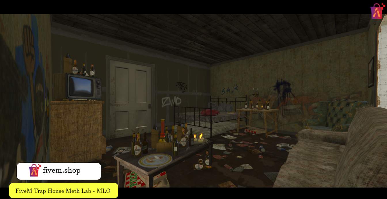 FiveM Trap House - Ultimate Gritty Roleplay MLO Experience