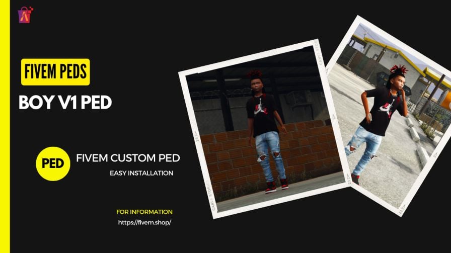 FiveM Boy V1 Ped - Unique Customization for FiveM.