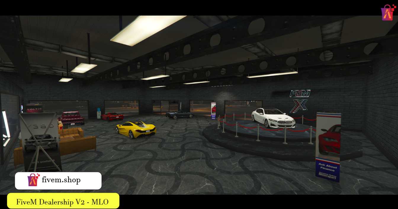 FiveM Dealership MLO for Premium Showroom Experience
