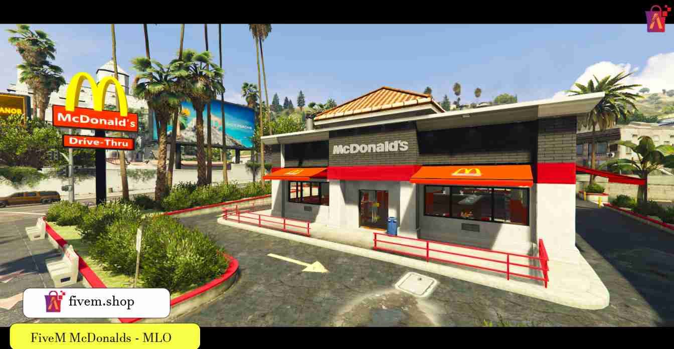 FiveM McDonalds MLO V3: Premier FiveM Restaurant Mod