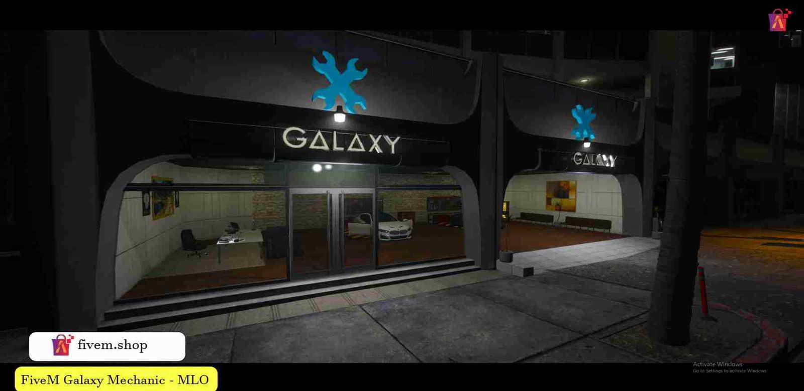 FiveM Galaxy Mechanic MLO for Realistic Roleplay Server