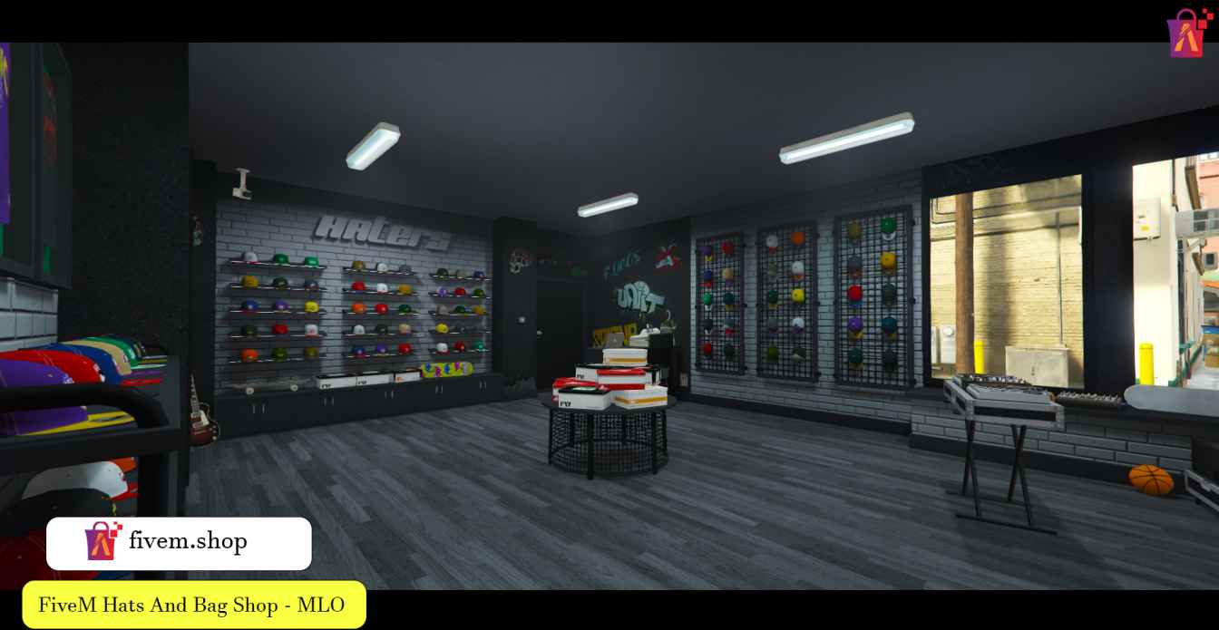 FiveM Bag & Accessories Shop MLO - Skate Shop Experience