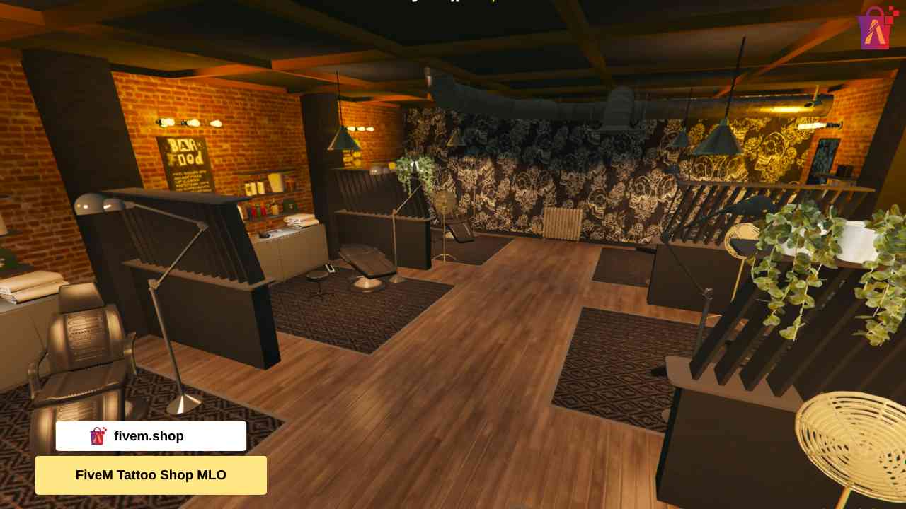 FiveM Tattoo Shop MLO - Realistic Roleplay Environment