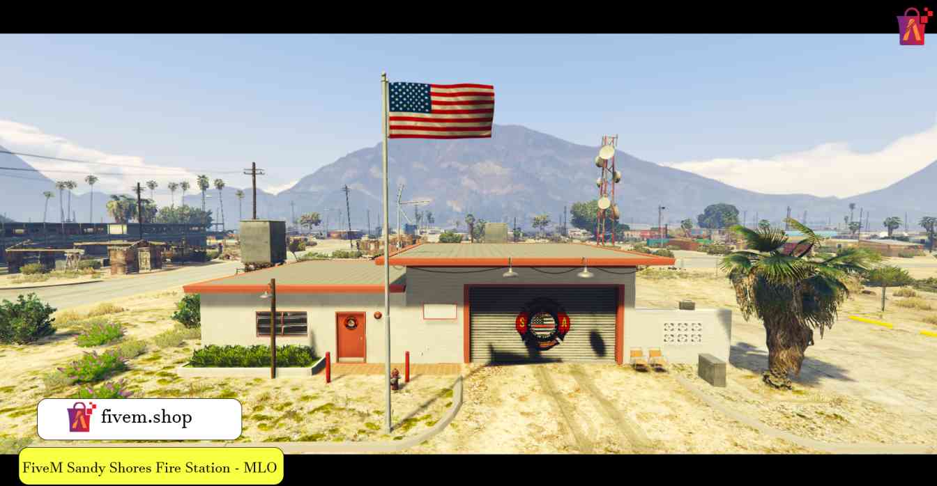 FiveM Sandy Shores Fire Station MLO | Realistic Design