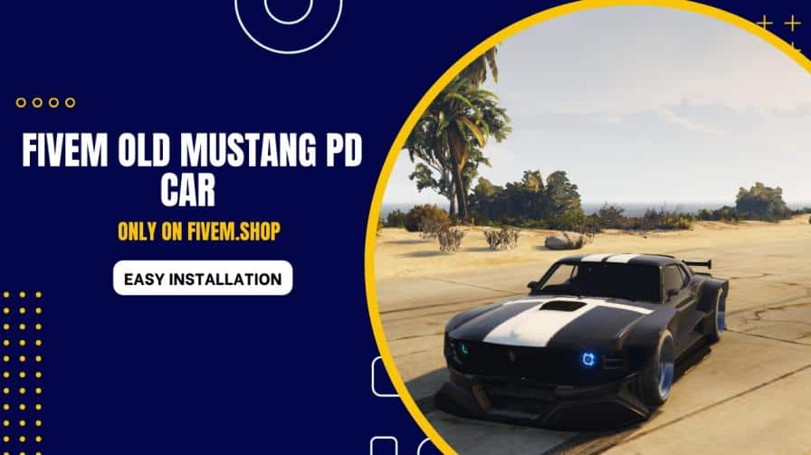 FiveM Old Mustang PD Car | Thrilling Police Pursuits
