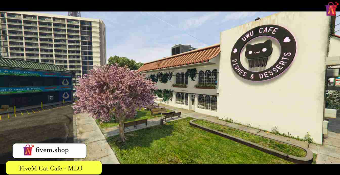 FiveM Cat Cafe MLO: UwU Cafe Immersive Experience.