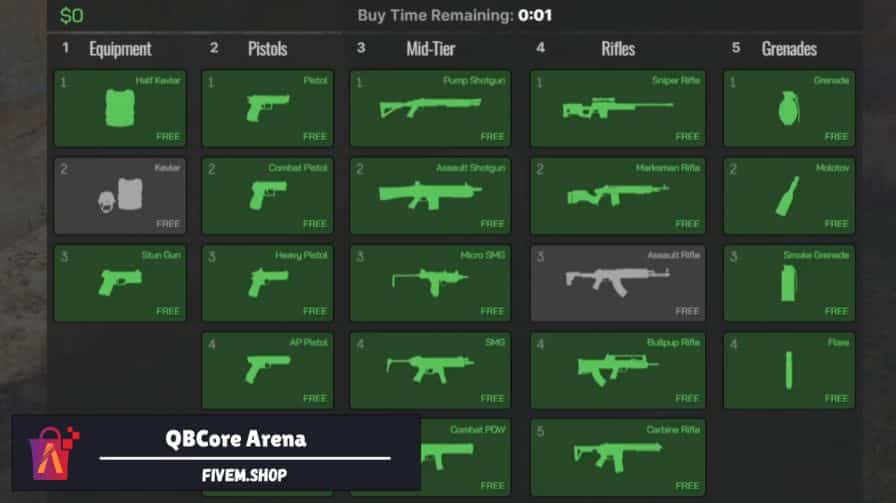 FiveM Arena Script - Multiplayer Gaming Enhancement