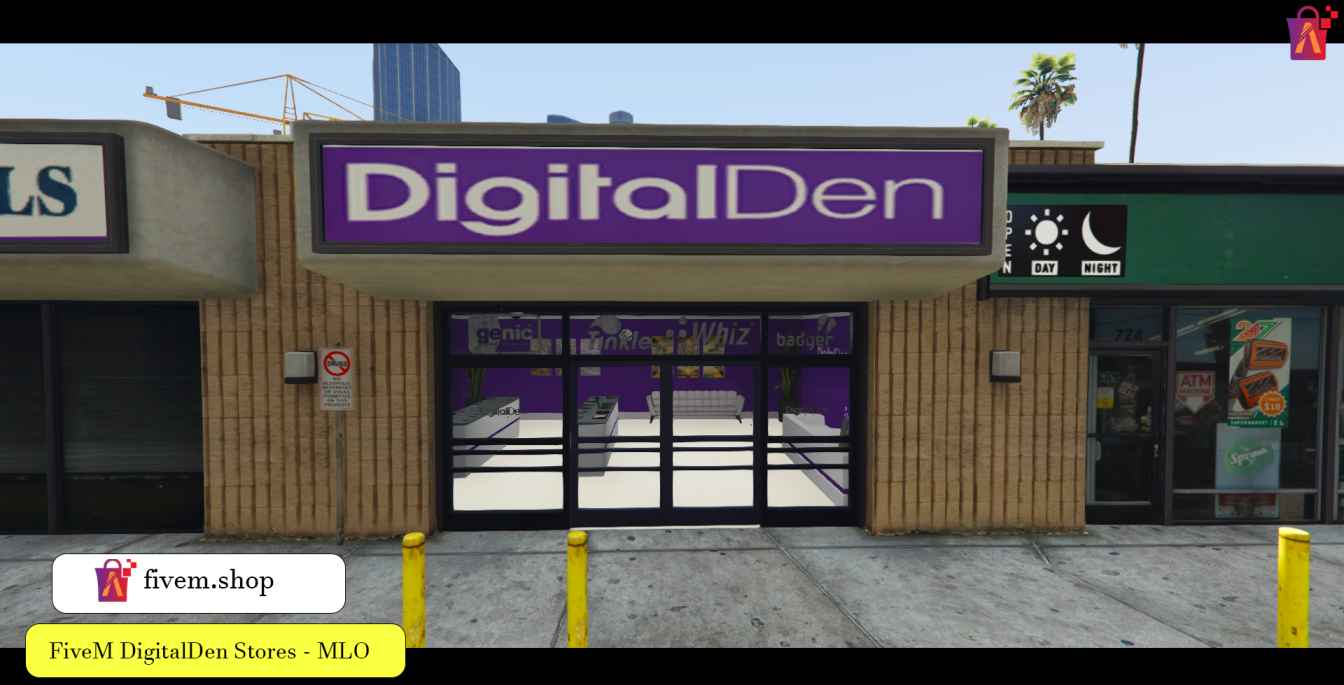 FiveM Digital Den MLO V2 : Immersive Phone Store Roleplay