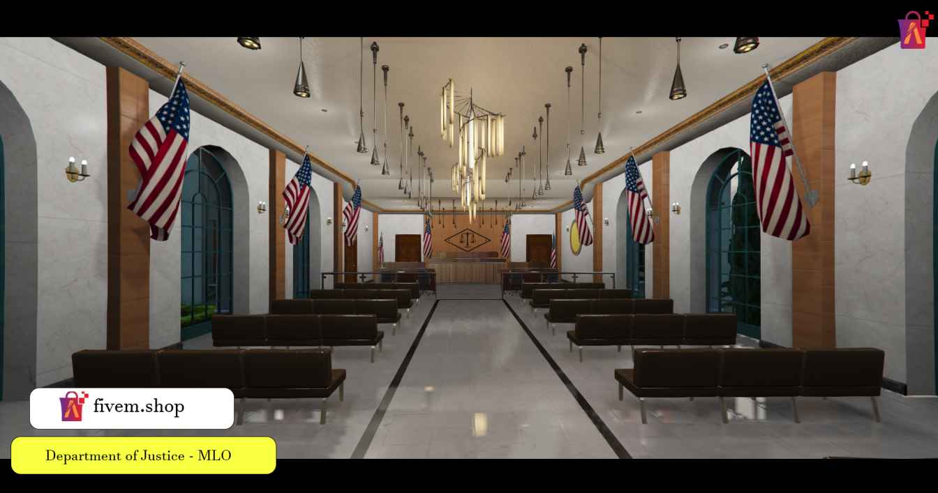 DOJ FiveM and Court House MLO FiveM - Virtual Reality