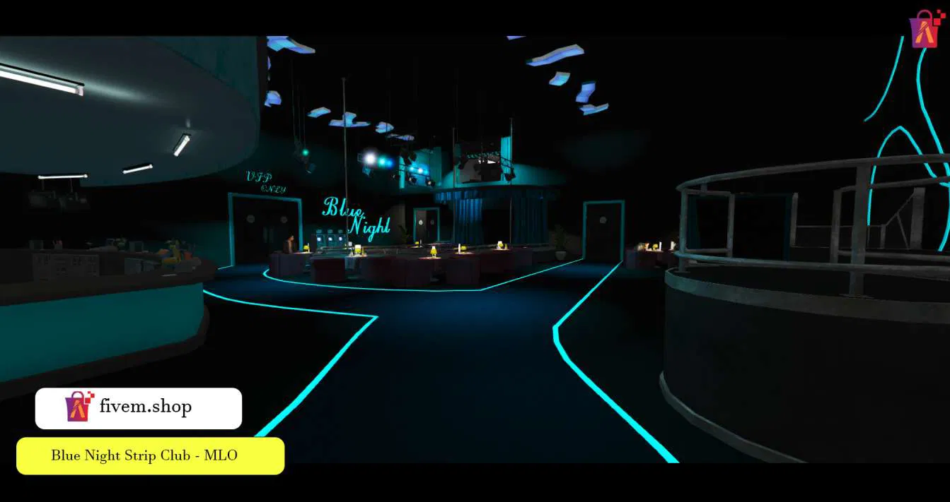 Blue Night Strip Club MLO | FiveM Nightlife Experience