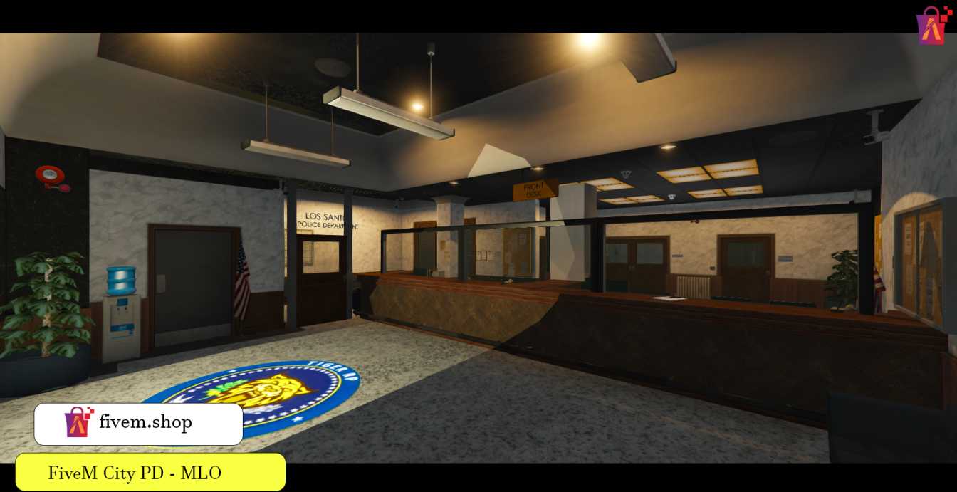 FiveM City PD MLO: Realistic Role-Play Experience.