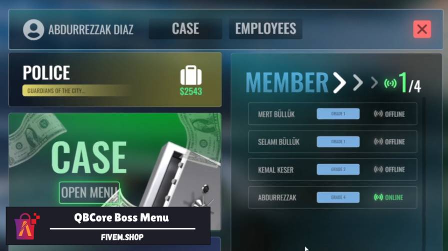 FiveM Boss Menu Script | Menu Script FiveM