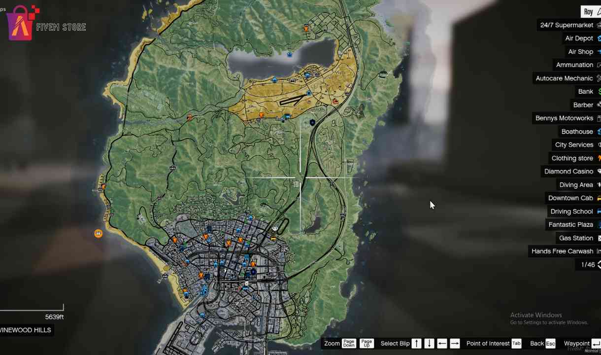 FiveM Map | Immersive 3D Minimap for Enhanced Gameplay