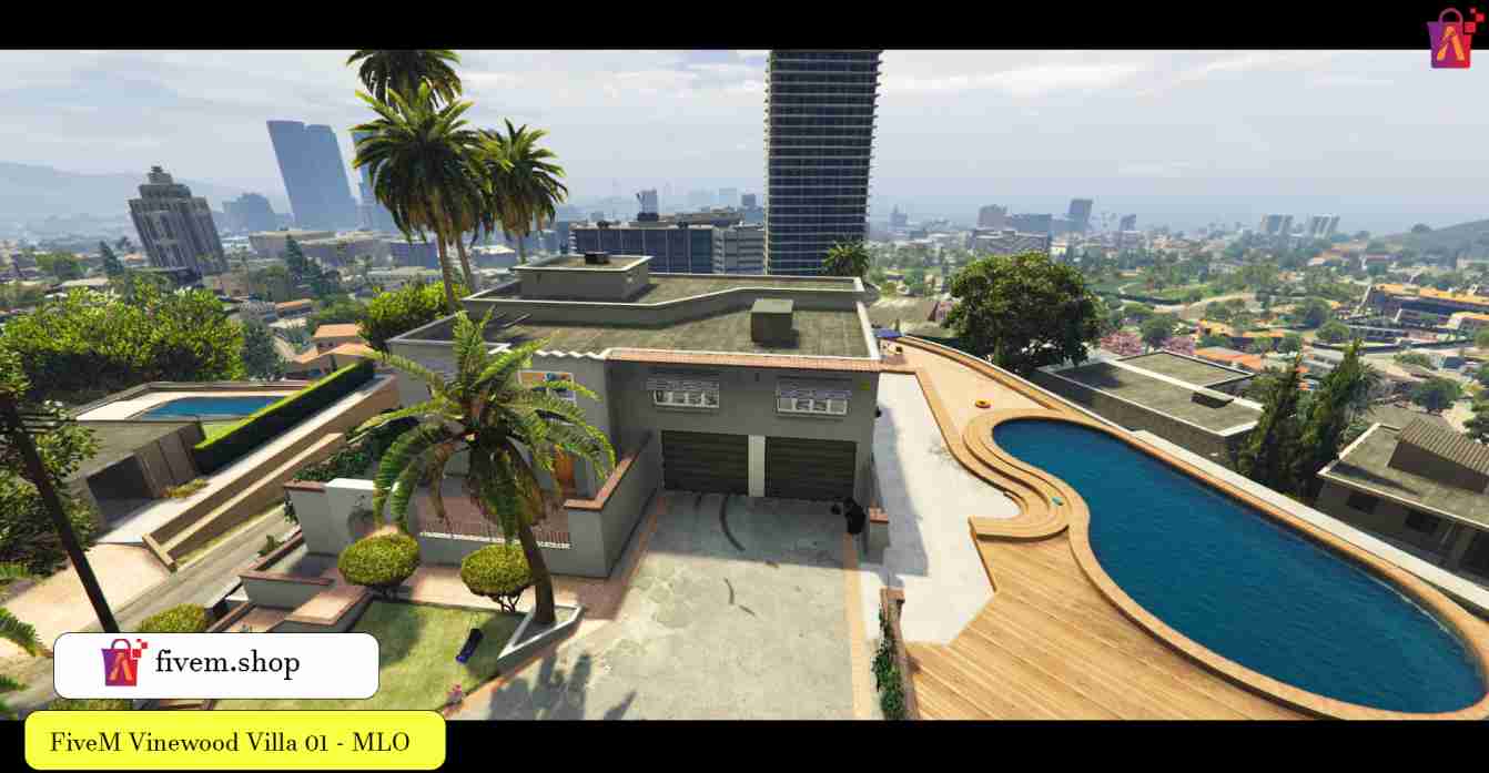 FiveM Vinewood Villa MLO - Luxurious Roleplay Escape