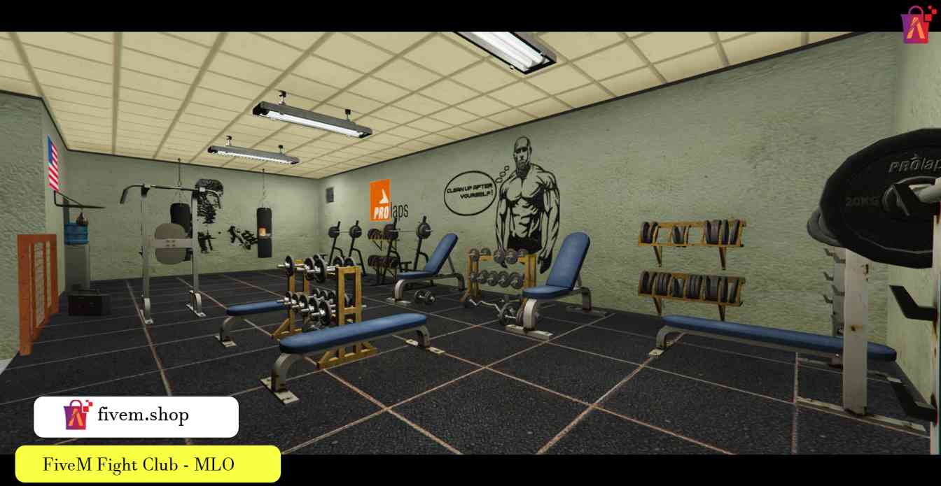 Los Santos Gym -Best immersive FiveM's Must-Have Gym MLO