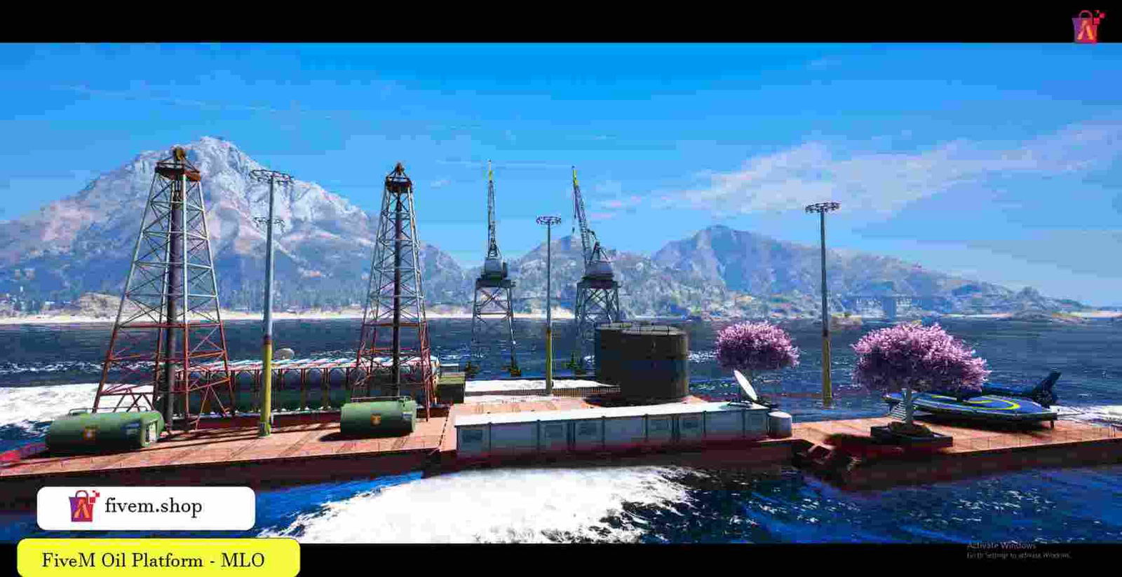 FiveM Oil Platform MLO & Rig MLO - Immersive Adventure