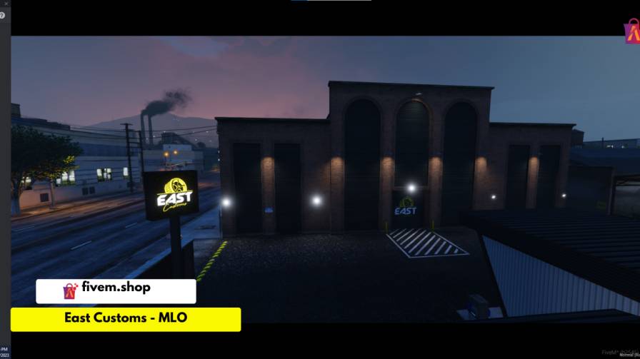 East Customs MLO - Premier Ls Customs FiveM Shop Performance