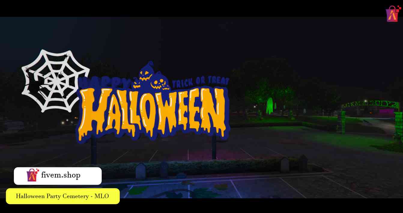 Halloween Party Cemetery MLO | Spooky FiveM Map Experience