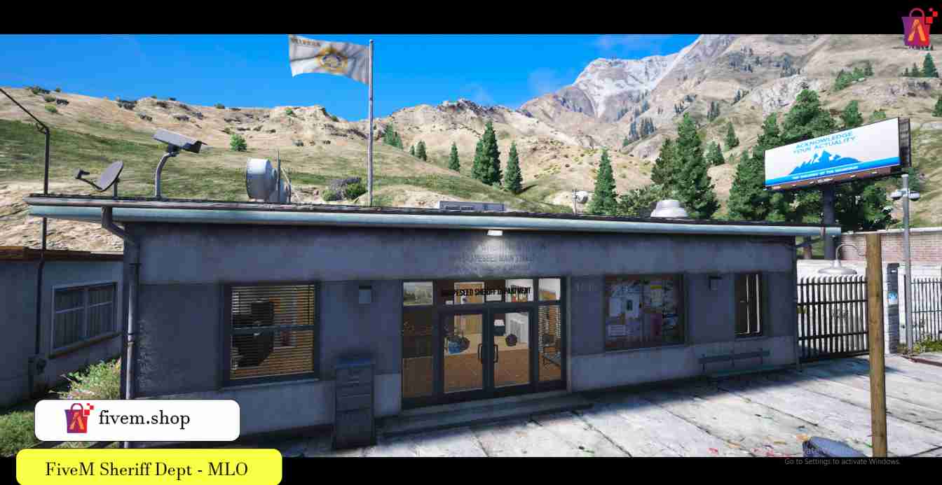 FiveM Sheriff Dept MLO | Realistic Police Station MLO