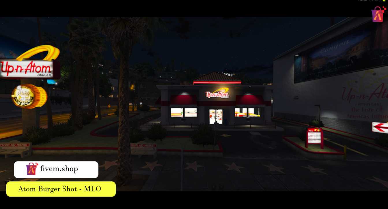 Atom Burger Shot MLO - Immersive FiveM Restaurant Hub