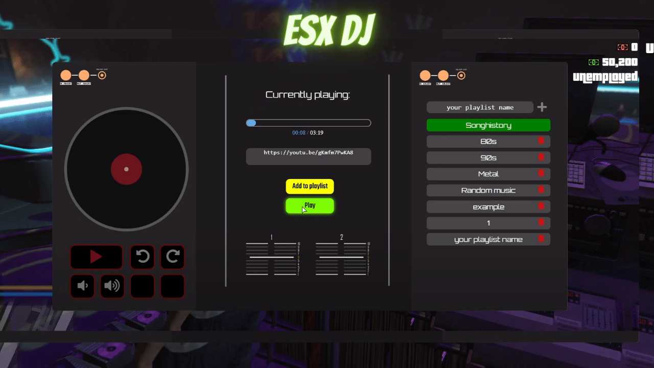 ESX Dj | Versatile Fivem DJ Script with Configurable Zones