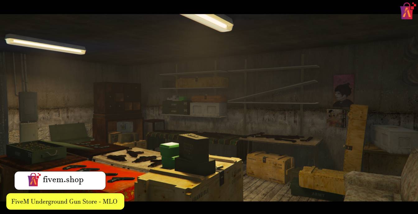 FiveM Gun Store MLO V1 | Explore the Underground Charm