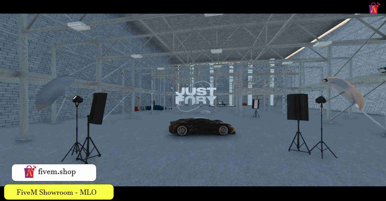 FiveM Showroom MLO | Luxury Car Display Above Clouds