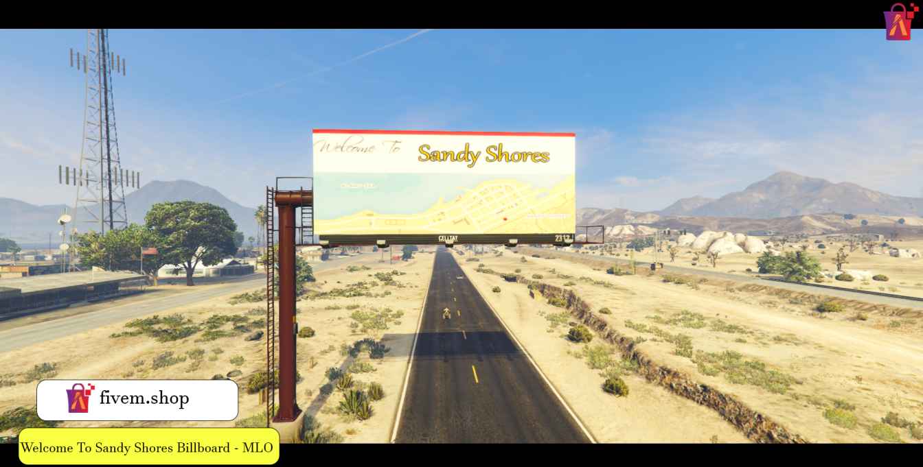 FiveM Billboards Enhance Sandy Shores MLO Enhancement
