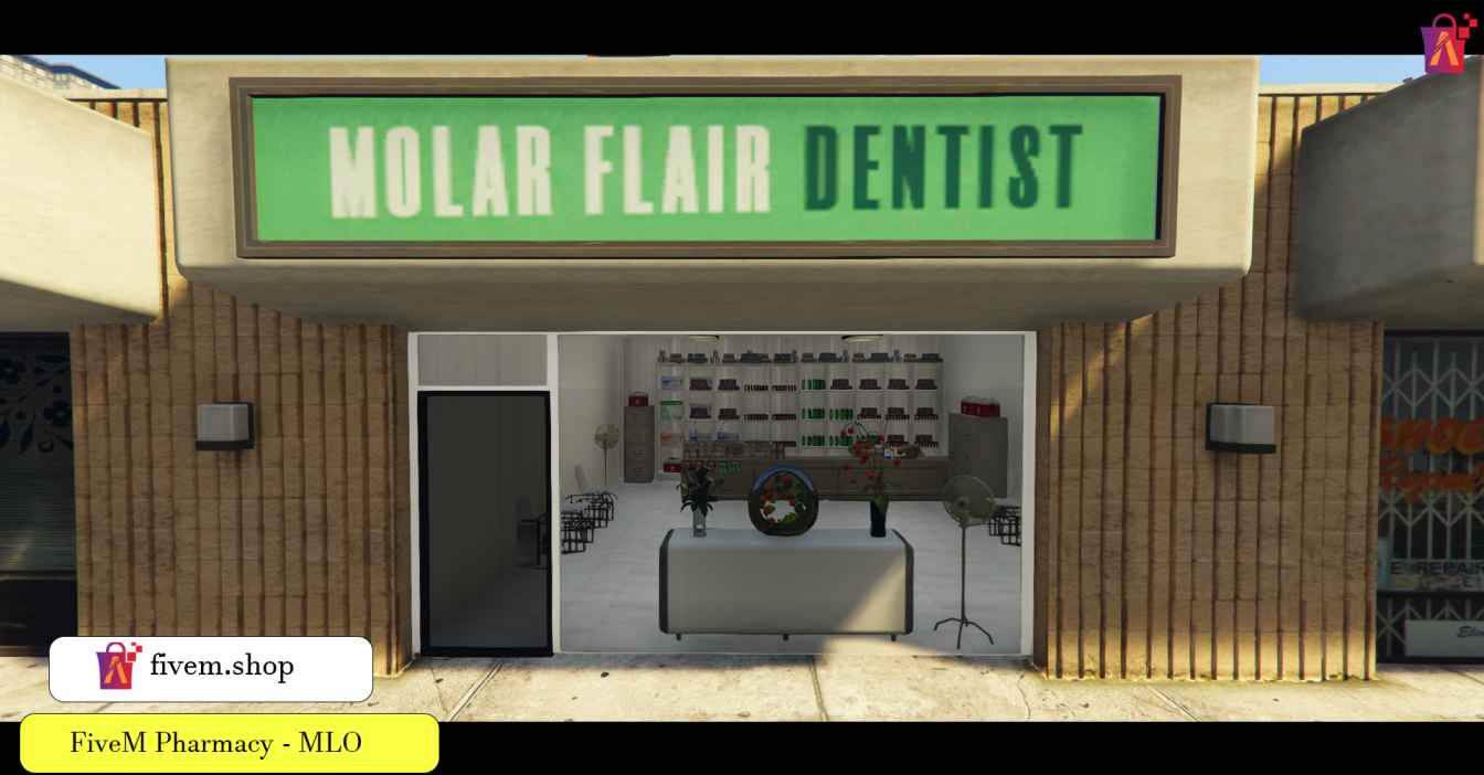 FiveM Pharmacy MLO V2 - Realistic Roleplay Environment