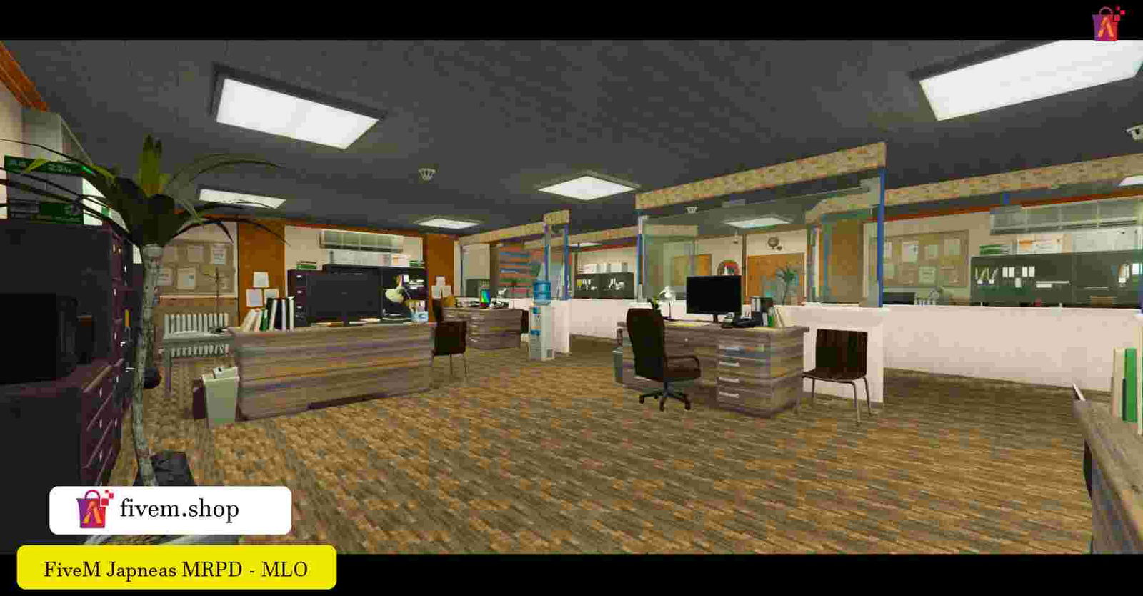 FiveM Police Department MLO: Immersive Japanese Setting