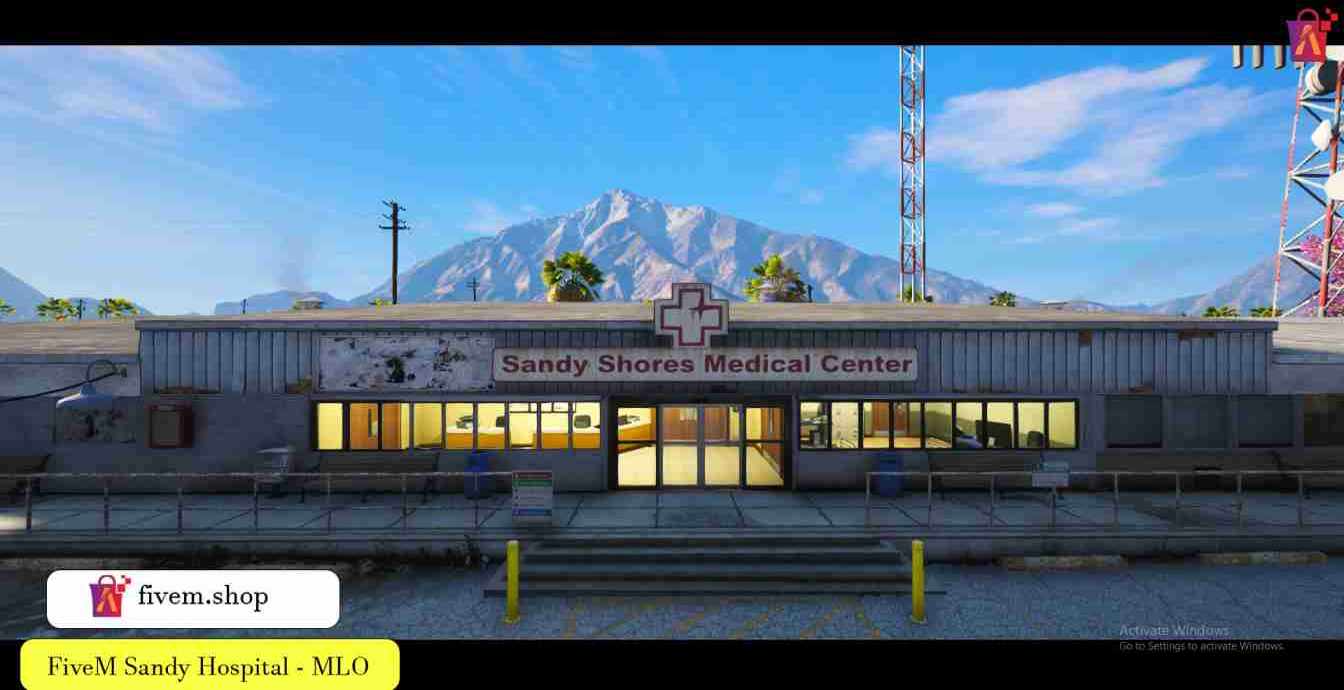 FiveM Sandy Hospital MLO: Realism & Functionality.