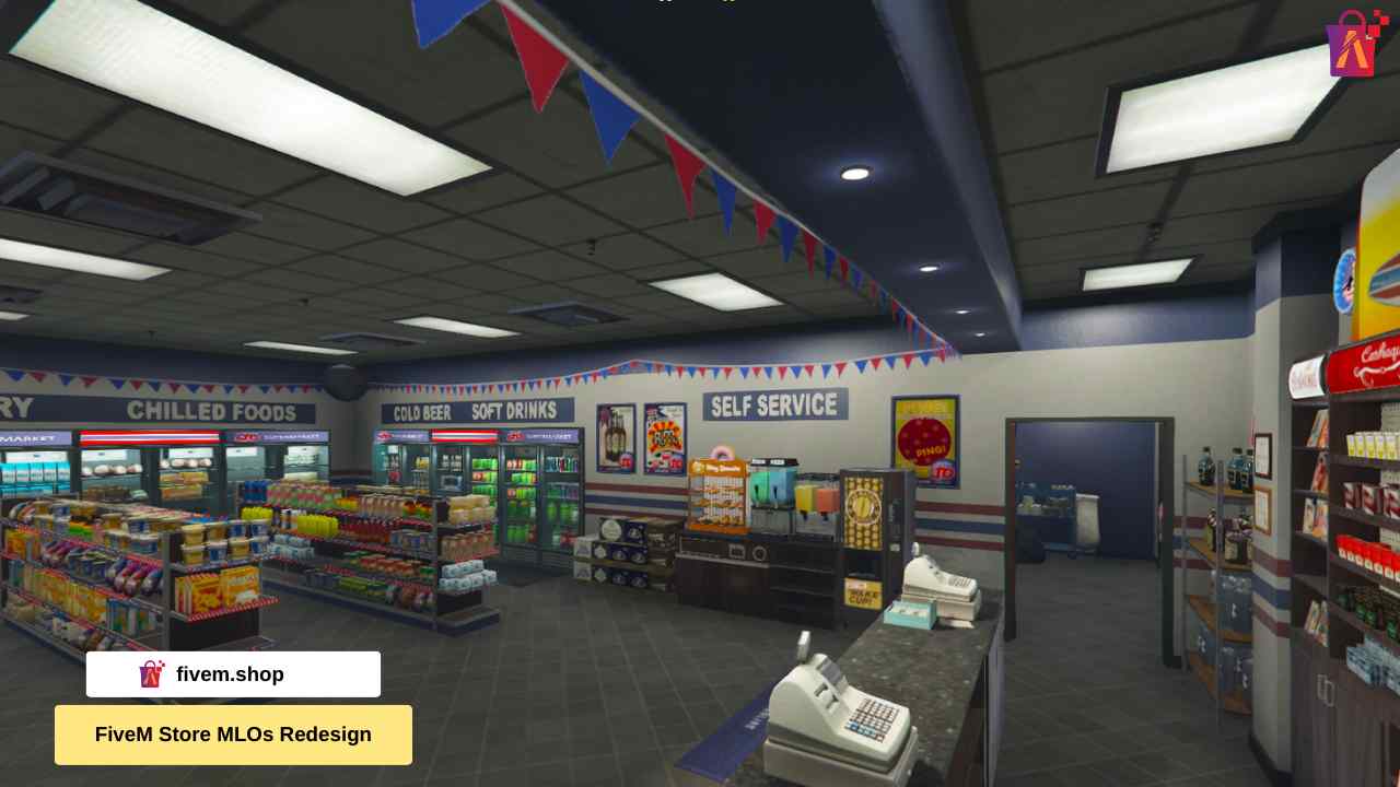 FiveM Store MLOs Redesign for FiveM Realistic Roleplay