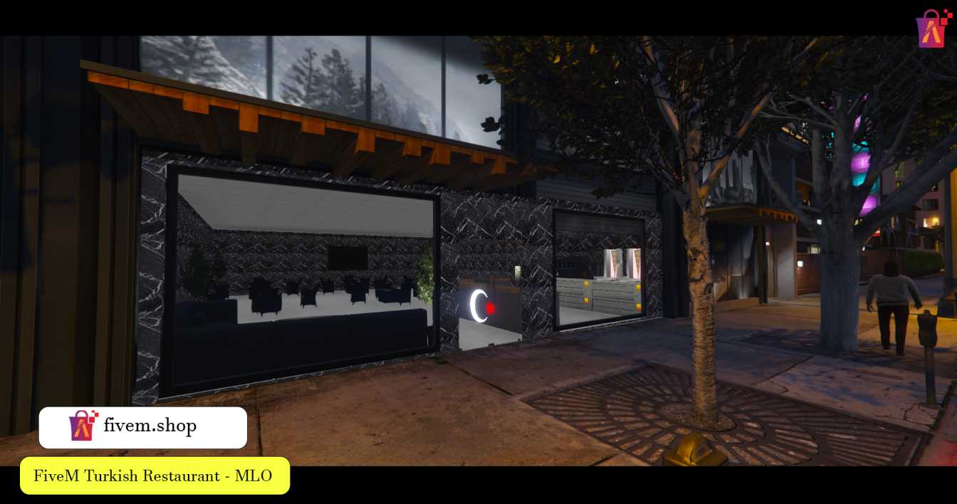 FIveM Turkish Restaurant MLO - Interactive Dining.