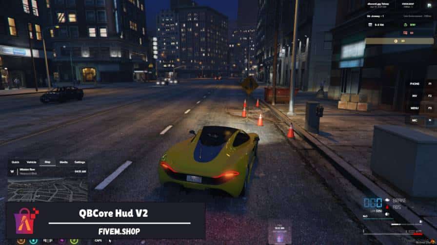 FiveM Hud V3 - Top Car Hud for Enhanced Immersion.