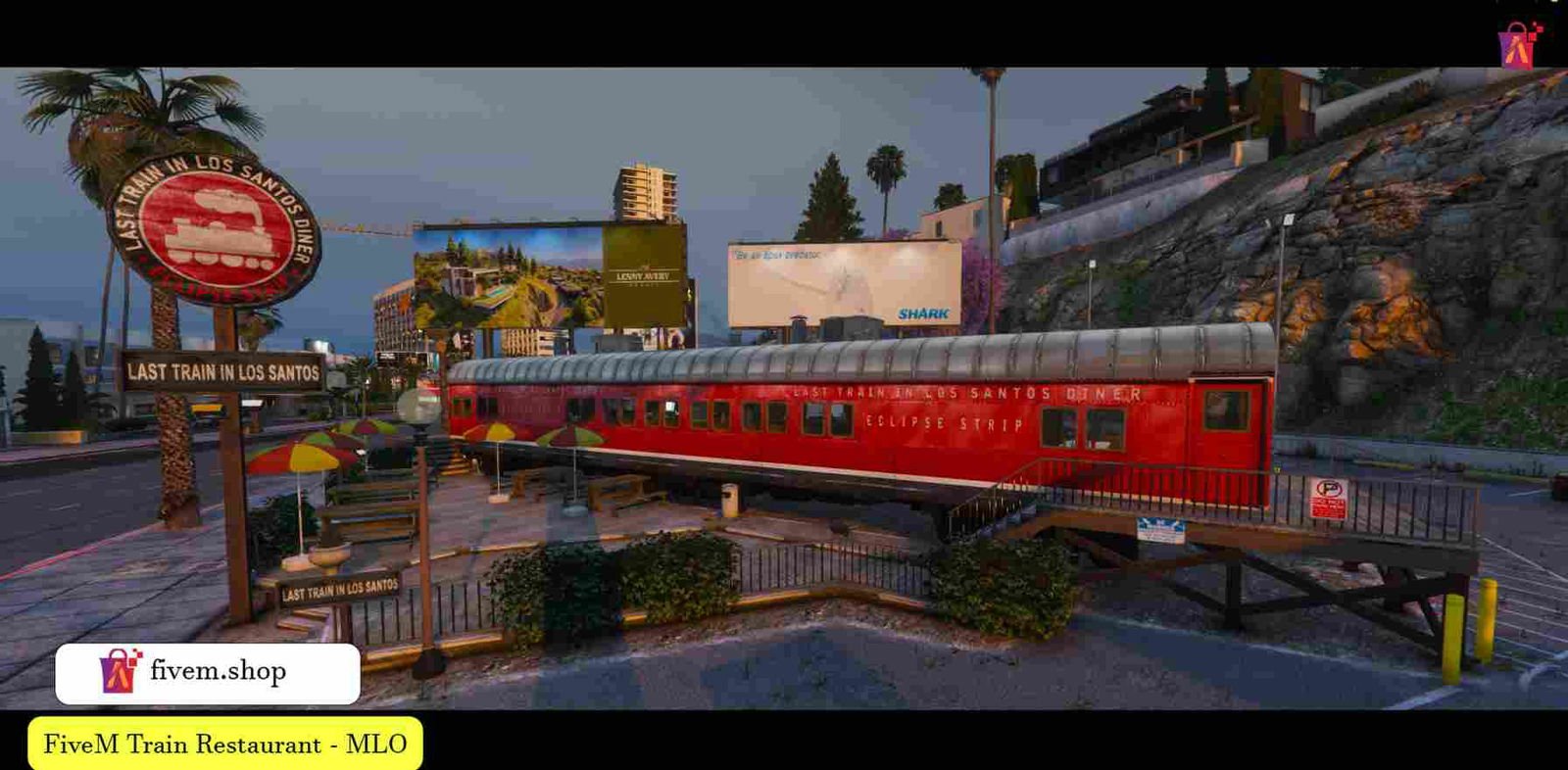 FiveM Train Restaurant MLO - Unique Dining Experience