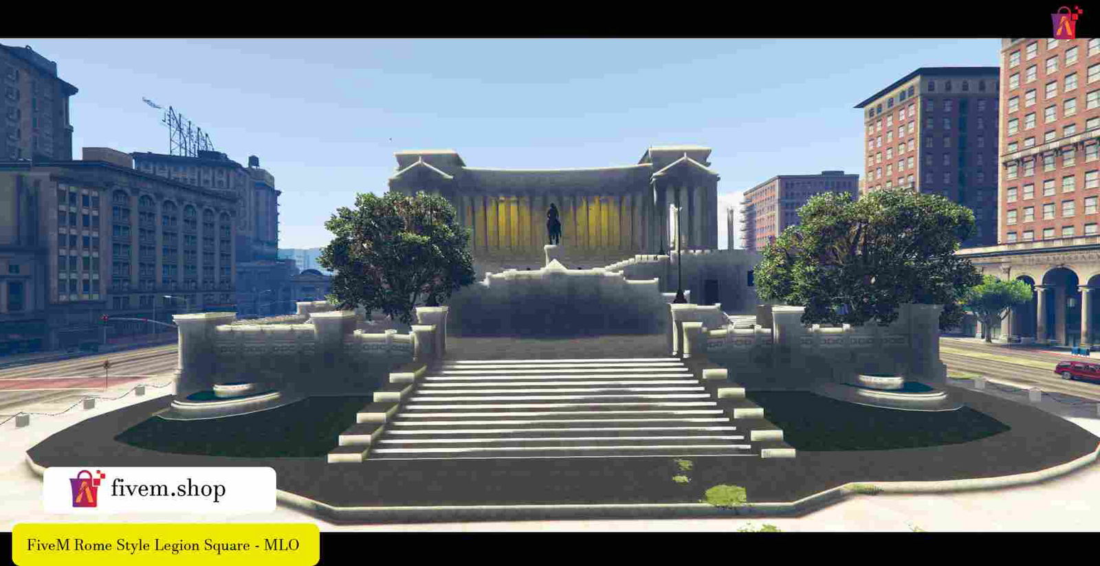 FiveM Rome Style Legion Square MLO for Immersive Roleplay