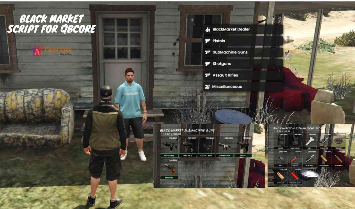 QBCore Blackmarket Script | Enhance Your QBCore Server
