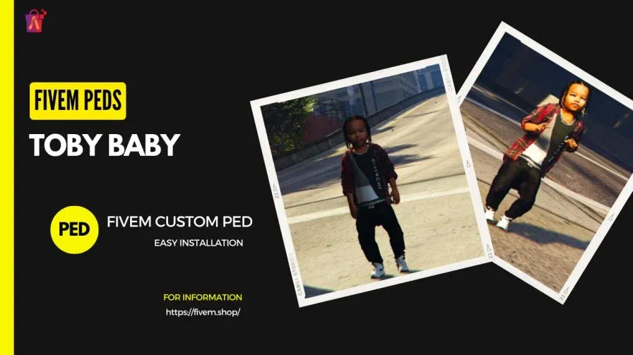 FiveM Toby Baby Ped - Enhance with Realistic Peds.