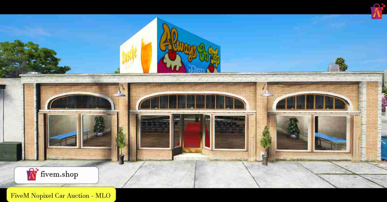 FiveM Nopixel Car Auction MLO for Immersive Auctions