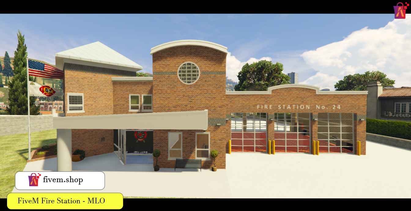 FiveM Fire Station MLO V2 | Realistic Roleplay Interiors
