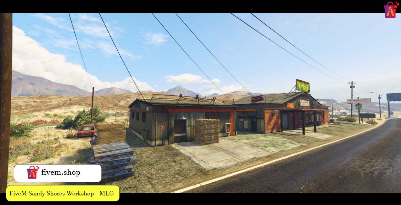 Sandy Shores Workshop MLO for FiveM Environments Realism