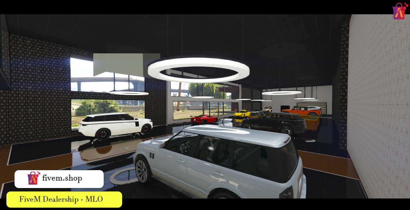FiveM Dealership MLO | FiveM Premier Car Showroom.